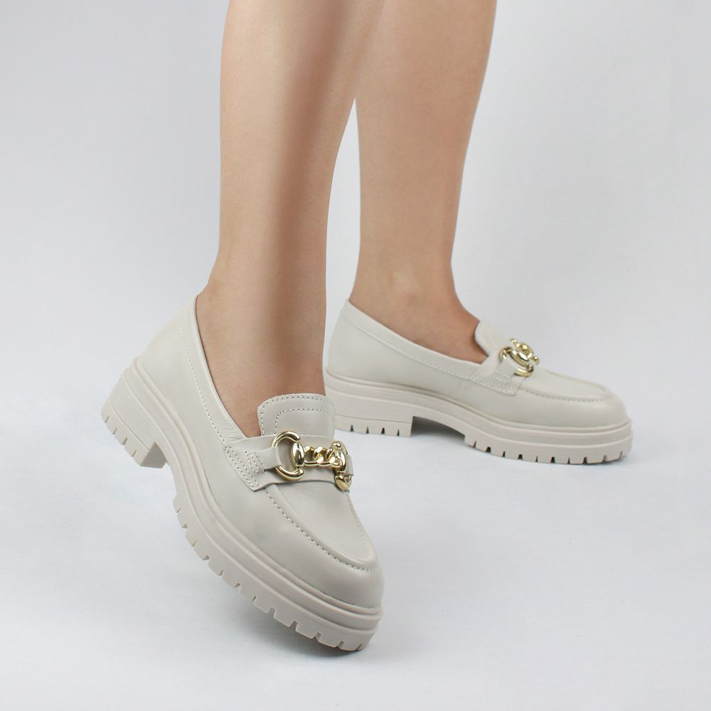 Sapato Couro Atanado Napoli Gelo - Bottero